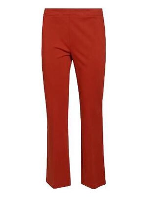 JUCCA Viscose Blend Bootcut Trousers - Brown