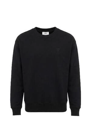 AMI Paris Sweatshirt Size Cotton, Polyester - Black