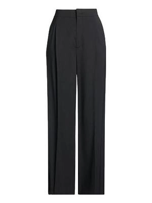 TWINSET Wide-leg Pants In Viscose, Polyester, And Elastane - Black
