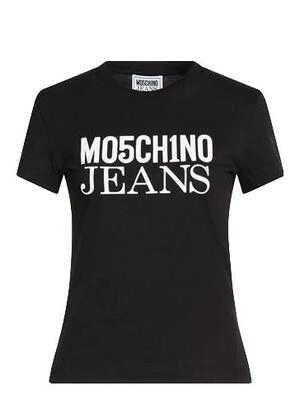 Moschino Cotton T-shirt With Logo Print - Black