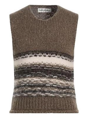 Our Legacy Mohair Wool Blend Sleeveless Sweater - Beige