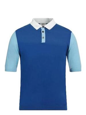 MQJ Multicolor Cotton Polo - Blue