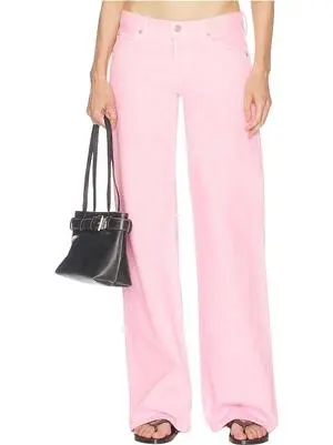 FRAME FRAME The Gray Wide Leg Jeans Cotton Candy