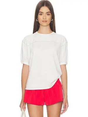 Good American The Gym Tee - Chalk