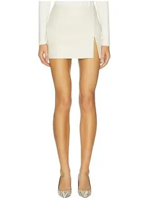 NAKEDVICE Betty Mini Skirt - Ivory