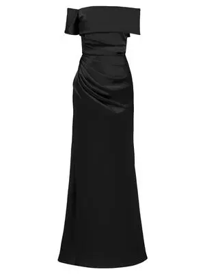 ALINA CERNATESCU Zamora Classic Triacetate Maxi Dress - Black