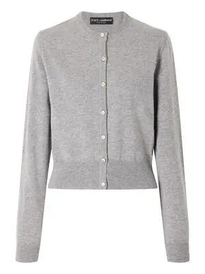 Dolce & Gabbana Cashmere Cardigan - Gray