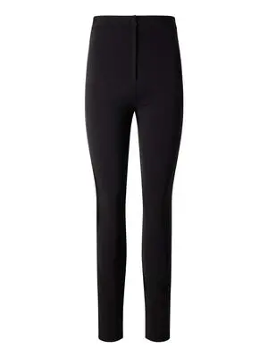 Dolce & Gabbana Stretch-jersey High-rise Tailored Pants - Black