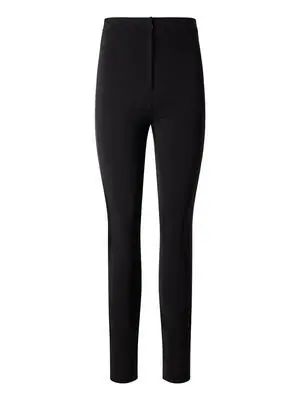 Dolce & Gabbana Stretch-jersey High-rise Tailored Pants - Black