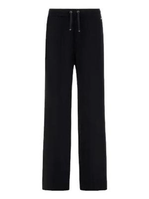 Herno Drawstring Straight Leg Trousers - Black
