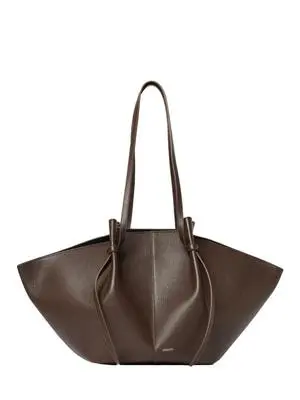Yuzefi Top-handle Shoulder Bag - Brown