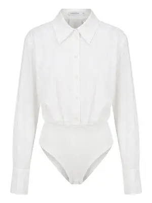 PATRIZIA PEPE Patrizia Pepe Poplin Bodysuit Shirt