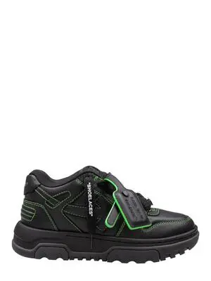Off-White Chunky Sneakers With Signature Arrow Motif - Black