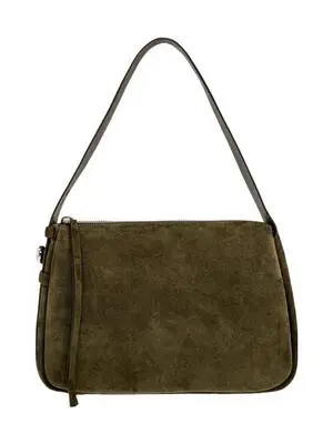 Tory Burch Tory Burch Zippered Shoulder Bag Green