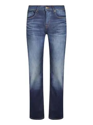 7 For All Mankind Faded Jeans - Blue
