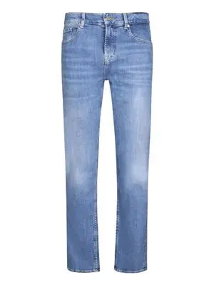 7 For All Mankind Five-pocket Jeans - Blue