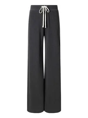 JAMES PERSE Cotton Wide-leg Track Pants - Black