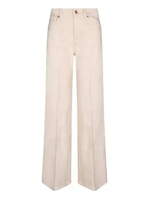 7 For All Mankind Lotta Button-fastening Jeans - Beige