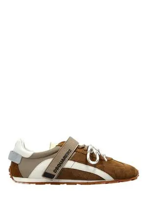 Dsquared2 Logo Lace-up Sneakers - Brown