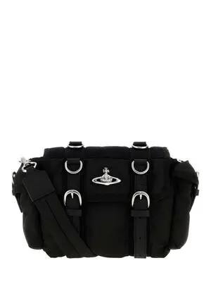 VIVIENNE WESTWOOD Rocky Satchel Shoulder Bag - Black