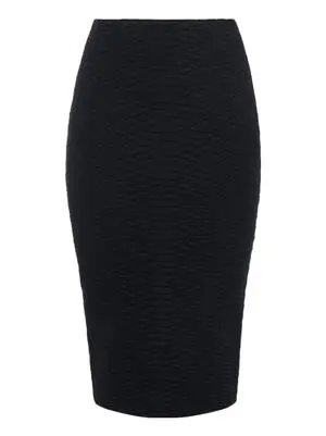 ELISABETTA FRANCHI Elisabetta Franchi Snake-Pattern Knit Midi Skirt