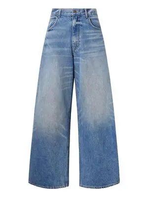 NILI LOTAN Nili Lotan Faded Wide-Leg Jeans