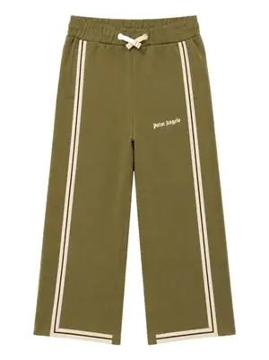 Palm Angels Logo Print Track Pants - Green