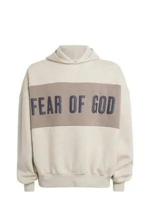 Fear Of God Cropped Relaxed Hoodie - Beige