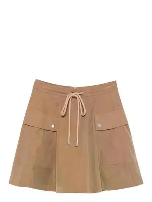 MONCLER Moncler Drawstring Waist Mini Skirt