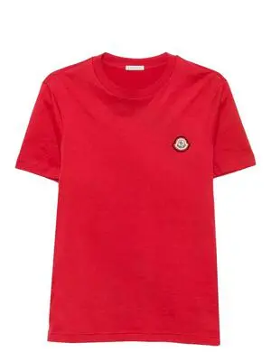 Moncler Logo-patch T-shirt - Red