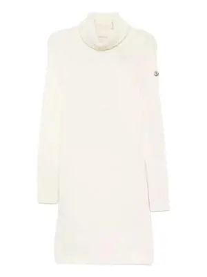 Moncler Cable-knit Roll-neck Sweater - Neutrals