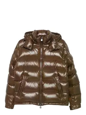 MONCLER Moncler Maya Quilted Jacket With Drawstring Hood And Logo Patch