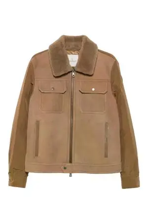 MONCLER Moncler Zerique Shearling-Collar Jacket