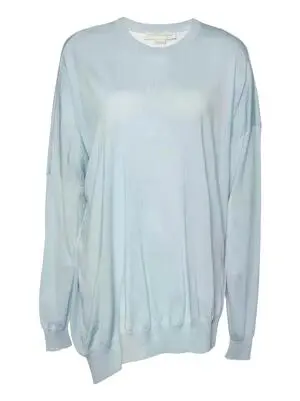 Stella McCartney Asymmetric Hem Sweater - Blue