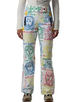 Rossignol Graphic Print Ski Pants - White