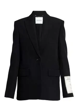 Erdem Grain De Poudre Blazer - Black