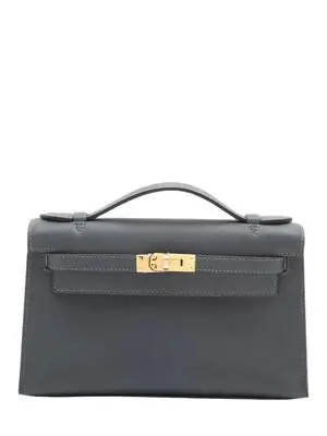 HERMÈS Hermès 2025 Swift Leather Kelly Pochette 22 Handbag
