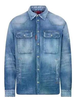 Dsquared2 Medium Puffy Overshirt - Blue
