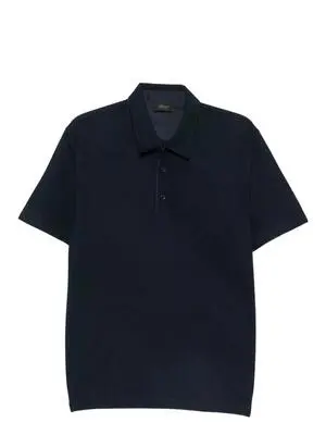 Brioni Short-sleeve Polo Shirt - Blue