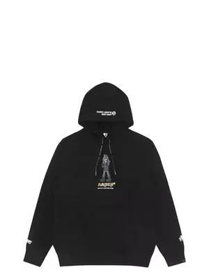 AAPE BY *A BATHING APE Graphic-print Hoodie - Blue