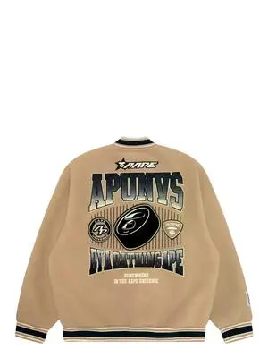 AAPE BY *A BATHING APE Logo-patch Jacket - Neutrals