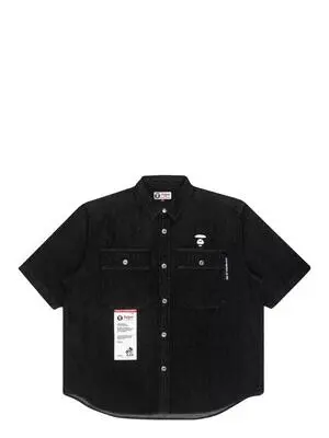 AAPE BY *A BATHING APE Moonface Short-sleeve Shirt - Black
