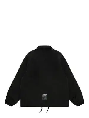 AAPE BY *A BATHING APE Moonface-patch Overshirt - Black