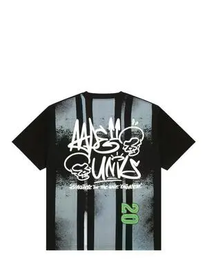 AAPE BY *A BATHING APE Graffiti-print Skull T-shirt - Black