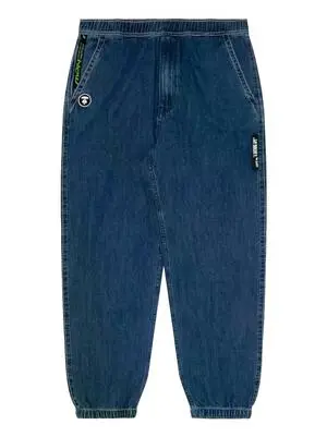 AAPE BY *A BATHING APE® AAPE BY *A BATHING APE® Elasticated Waist Jeans With Logo Detail