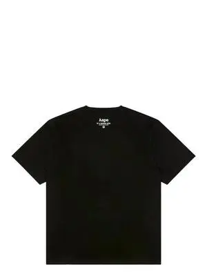 AAPE BY *A BATHING APE Moonface Logo-print T-shirt - White