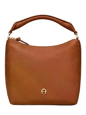 AIGNER Small Zita Bucket Bag - Brown