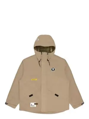 AAPE BY *A BATHING APE Moonface Hooded Jacket - Neutrals