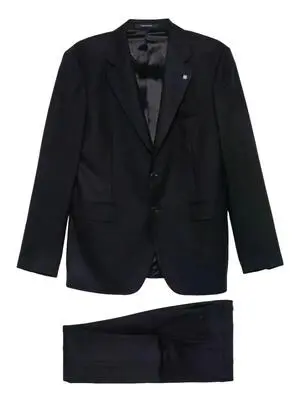 Tagliatore Single-breasted Buttoned Suit - Blue