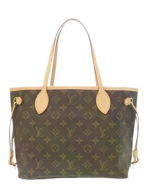 LOUIS VUITTON Louis Vuitton Monogram Neverfull PM Tote Bag Brown